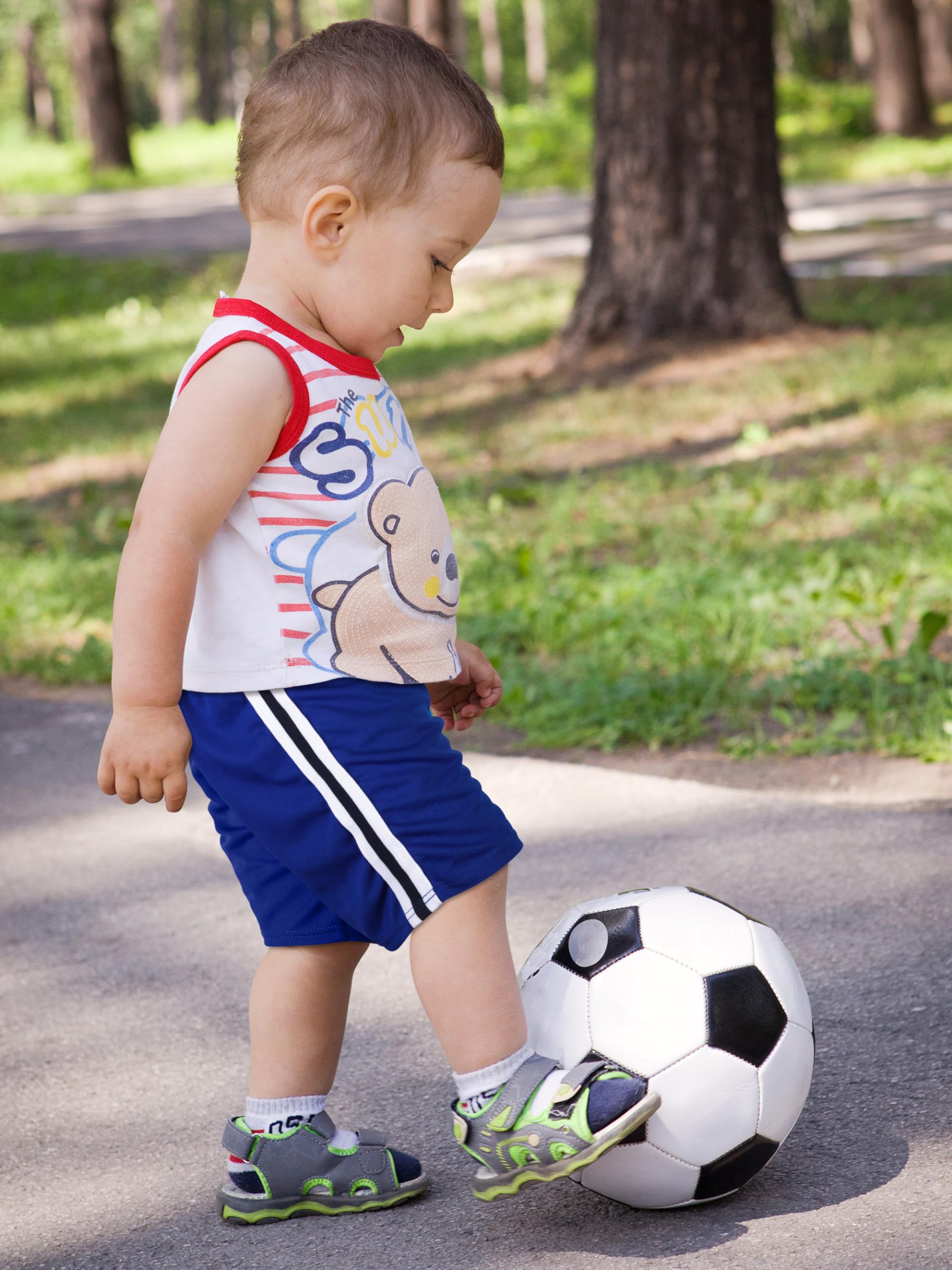 Resinta 4 Pack Toddler Boy Mesh Active Shorts Quick Dry Athletic Performance Basketball Soccer Shorts for Kids