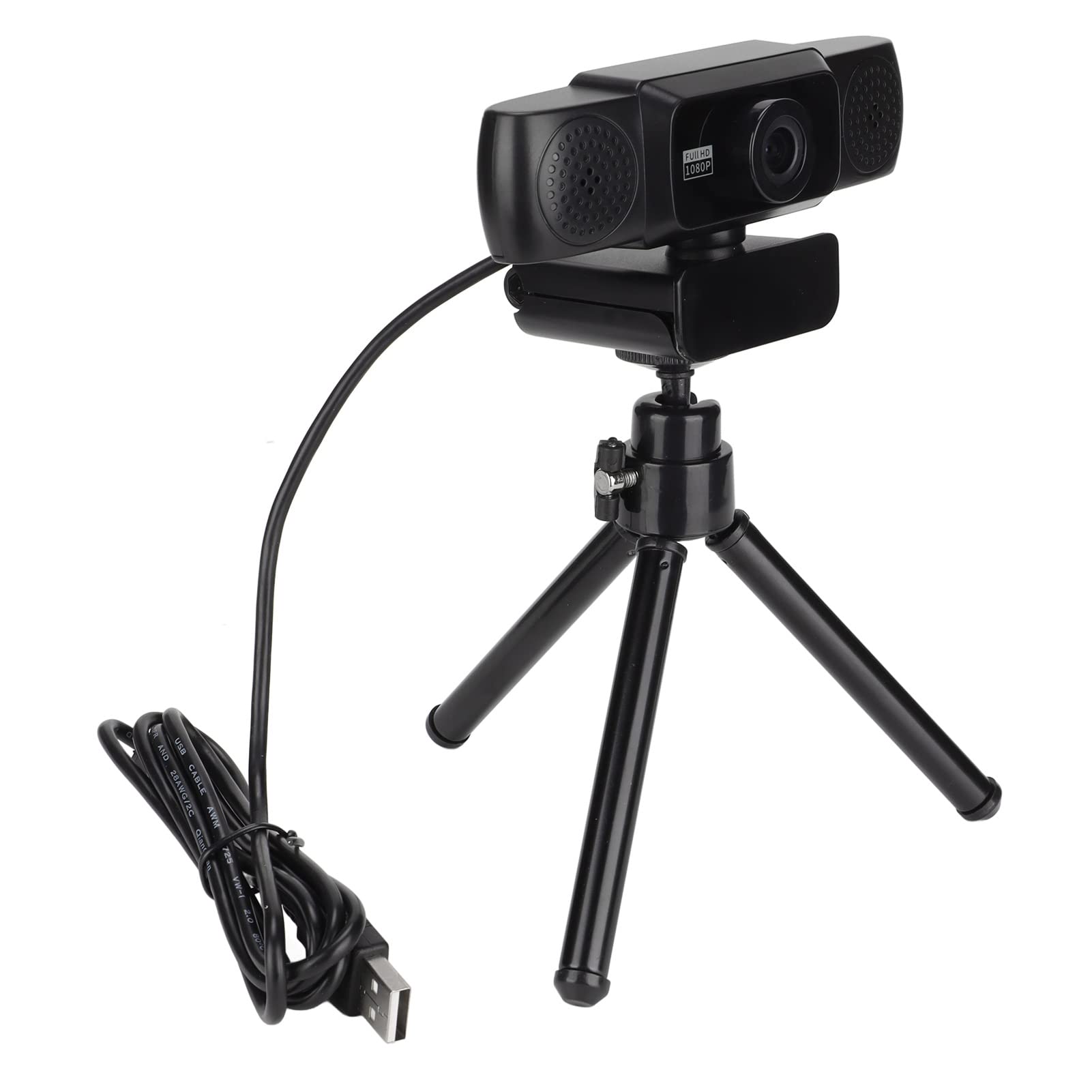 youyeetoo 1080P Webcam 95 Degree Webcam View Plug and Play Multifunction Full HD Video Webcam for Recording, Calls, Meetings