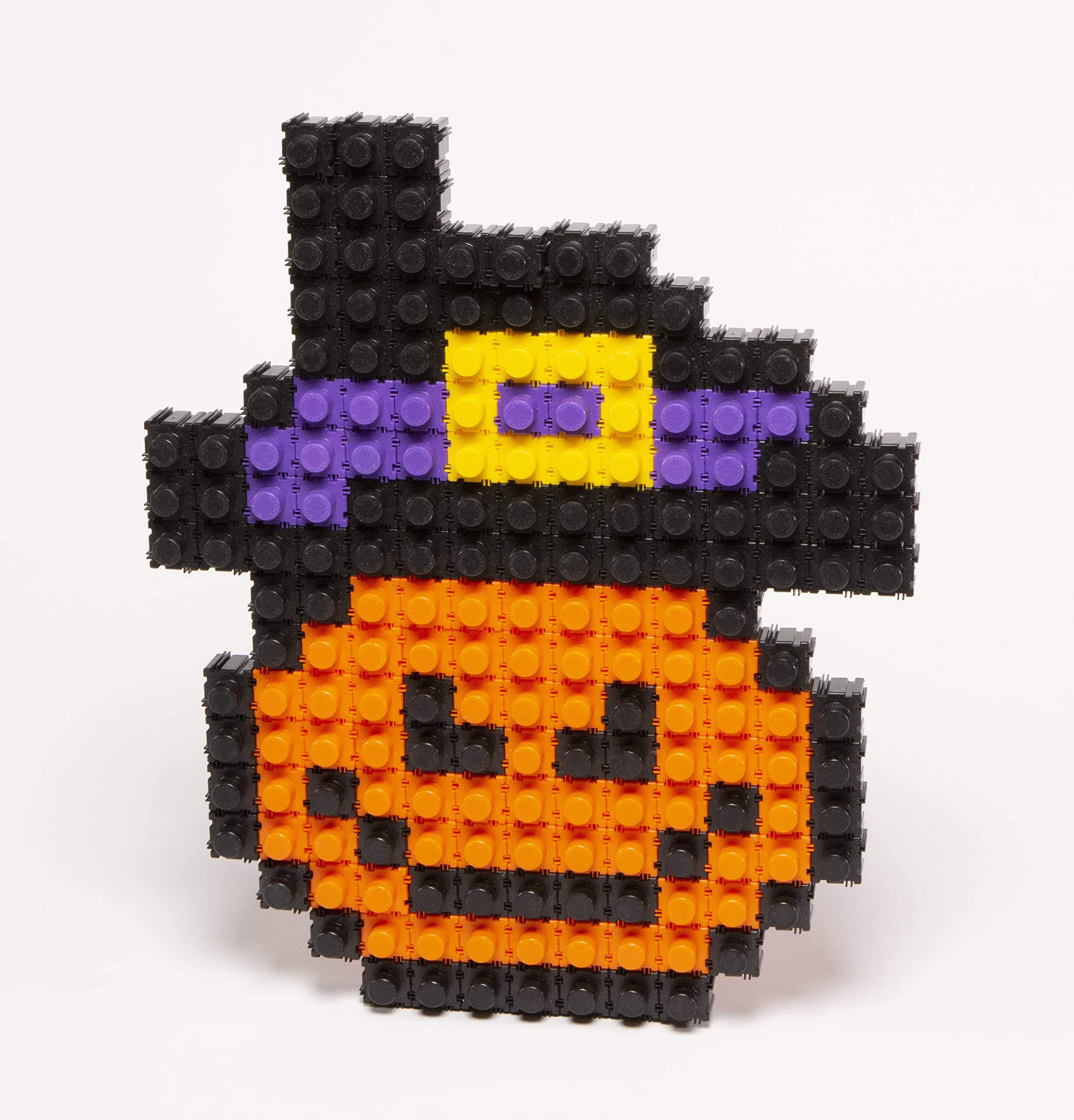 Snapo Pixels 150pcs Blocks 7 Years and Up - Six-Sided Interlocking Pixel Assembly Blocks to Build Creatures and Objects - Unisex STEM Toys for 7-Year-Old Boys and Girls (150pcs)