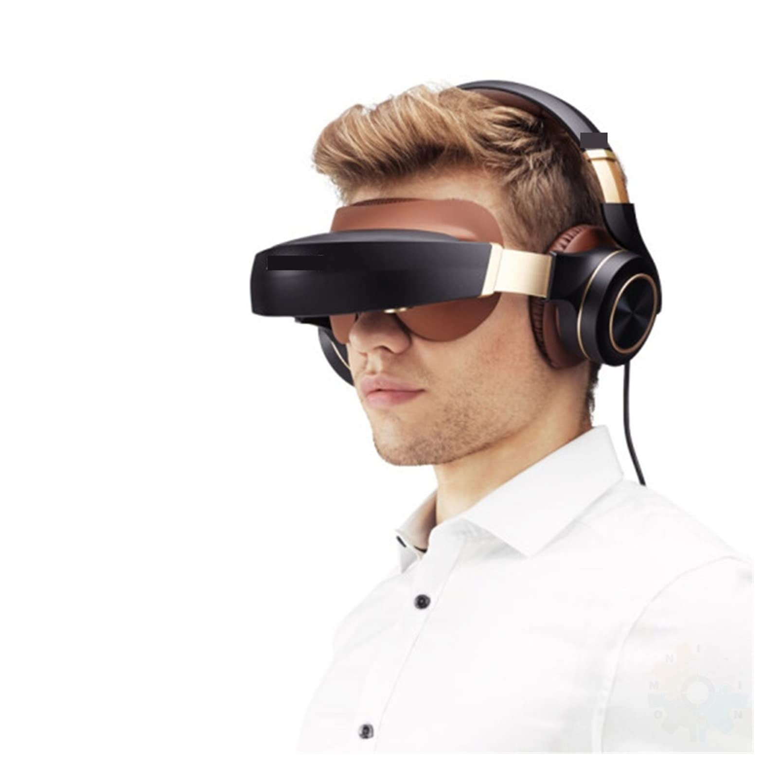 SRISKA Private Cinema VR Headset HiFi Headphone 3D Mobile Cinema 3D IMAX HD VR Virtual Reality Glasses (Color : C)