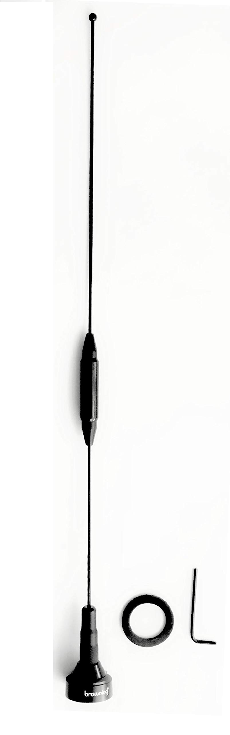 Long Distance 3dBd Amateur Dual-Band Marine NMO Antenna VHF 140-170 & UHF 430-470 MHz for Mobile Radios 2 Meter 70 Centimeters BR-179