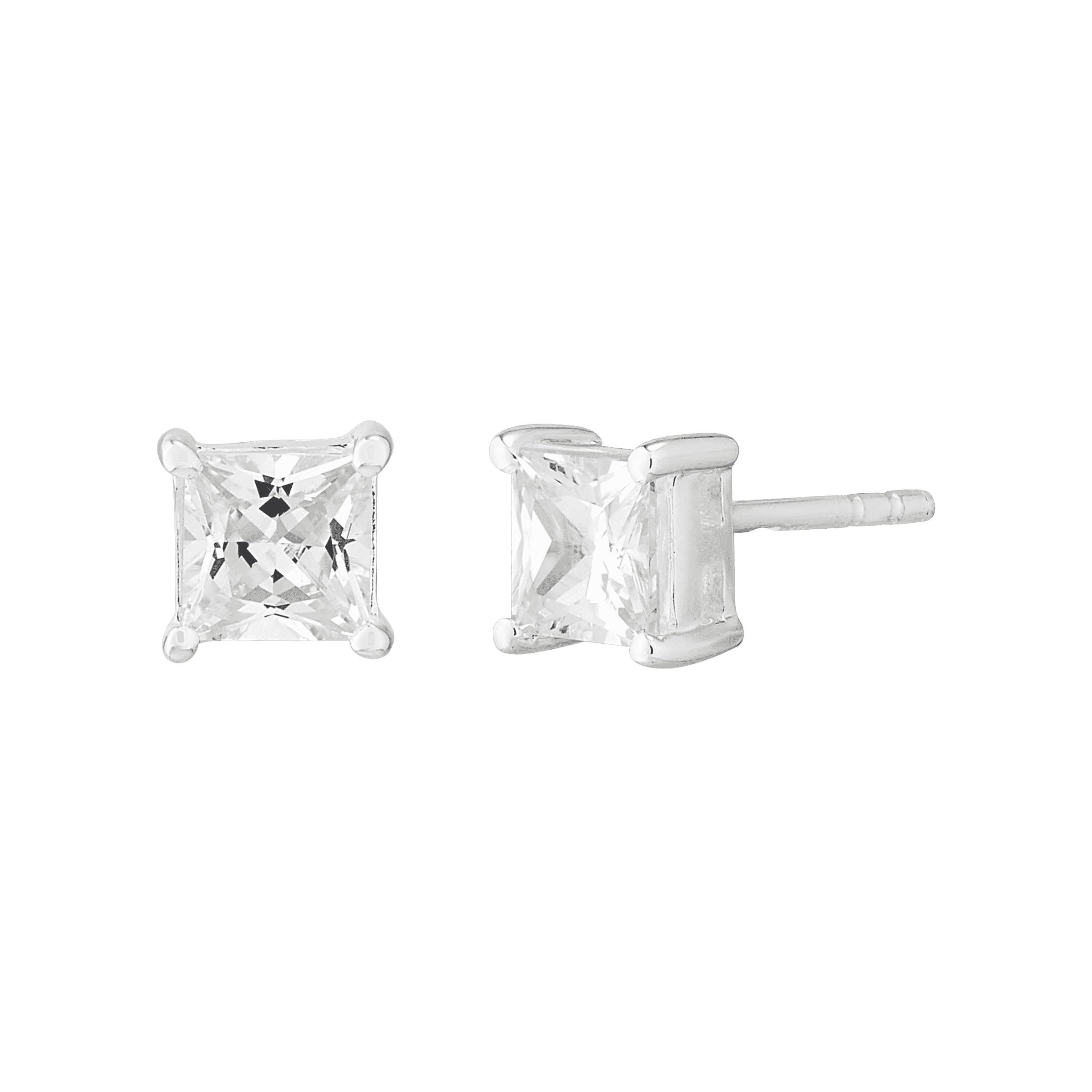 Silpada 'Shine Bright' Cubic Zirconia Stud Earrings in Sterling Silver