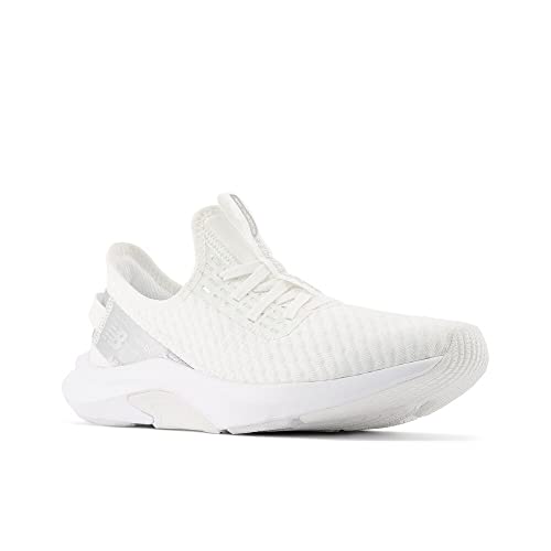 New Balance Women's Dynasoft Nergize Sport V2 Cross Trainer, White/White/Quartz Grey, 7.5