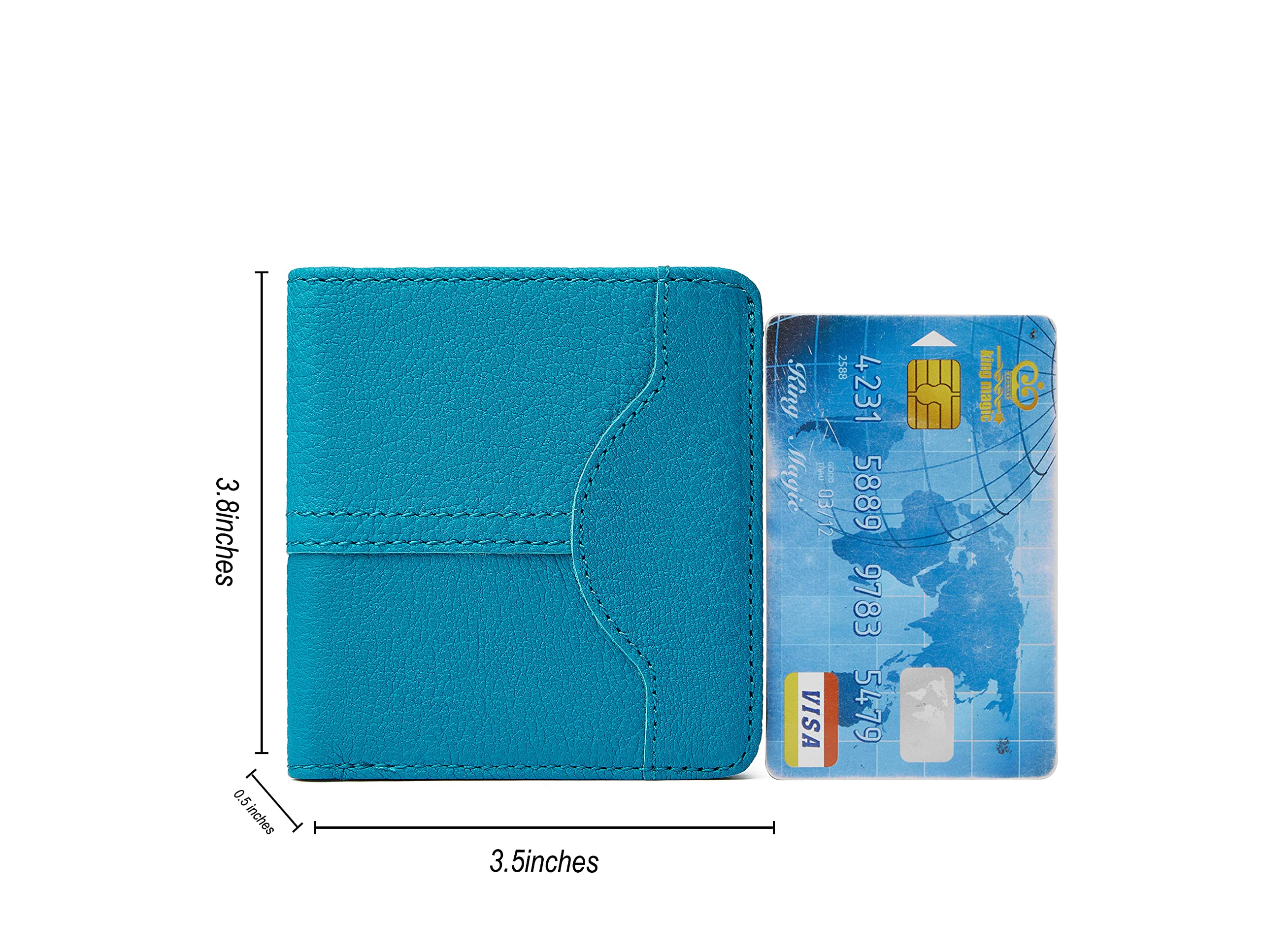 Small Leather Bifold Wallet For Women+Large Lightweight Nylon Tote Bag for Women