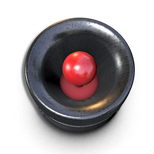 StudPoP "Original" Magnetic Stud Finder.Red.Find metal fasteners holding the wall board to the studs.1"diam moving magnet gives an audible click and a visual movement when fastener is found.