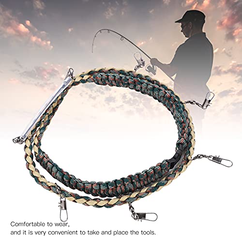 Naroote Fly Fishing Lanyard, Easy Access Universal Fly Fishing Tippet Holder Tools Quick Release for Fishing Accessories