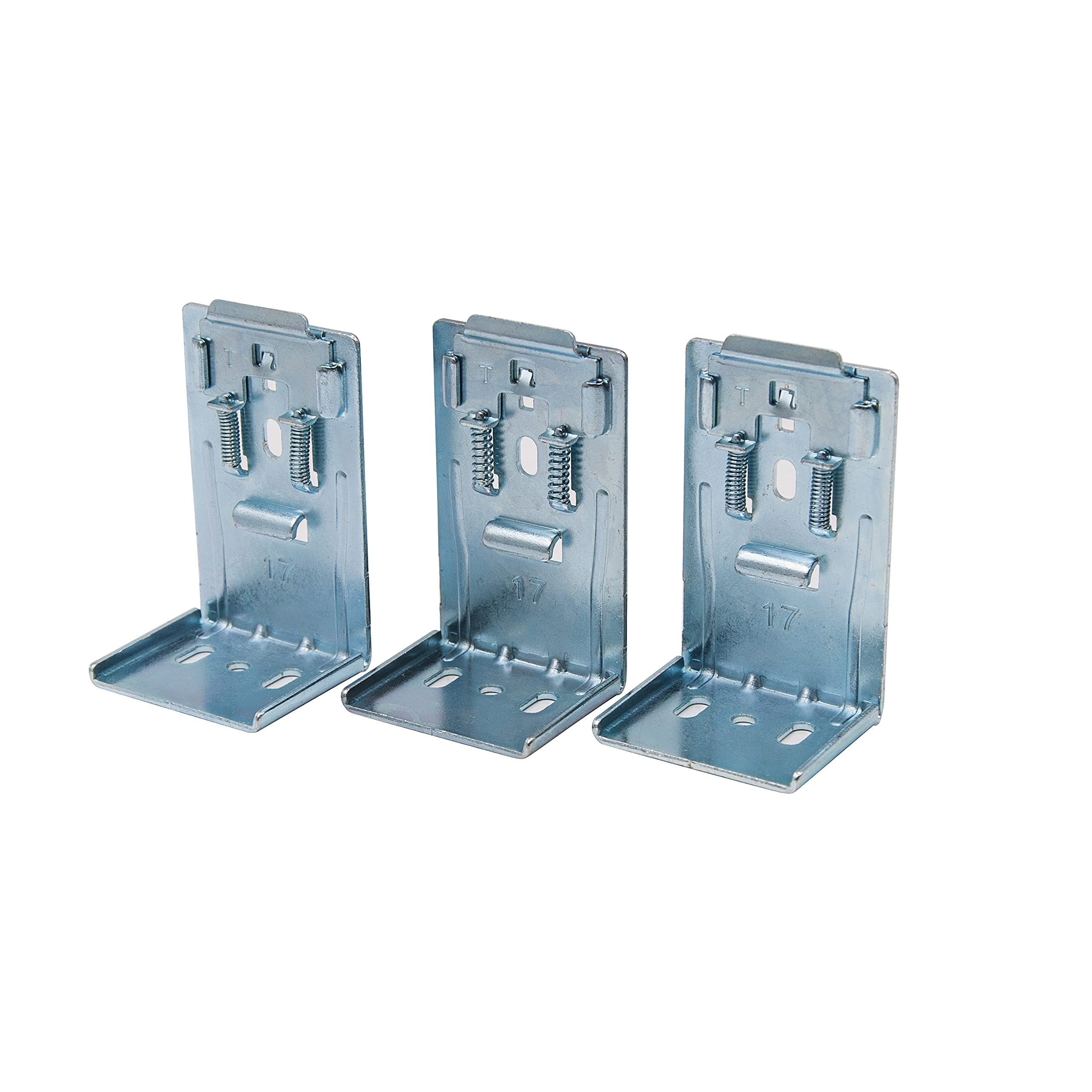 Lihopefe Universal Replacement, L-Shaped Metal Blinds mounting Brackets, Mountings Brackets for Vertical Blinds (42 mm, 1.65 inch) (3 Pack)