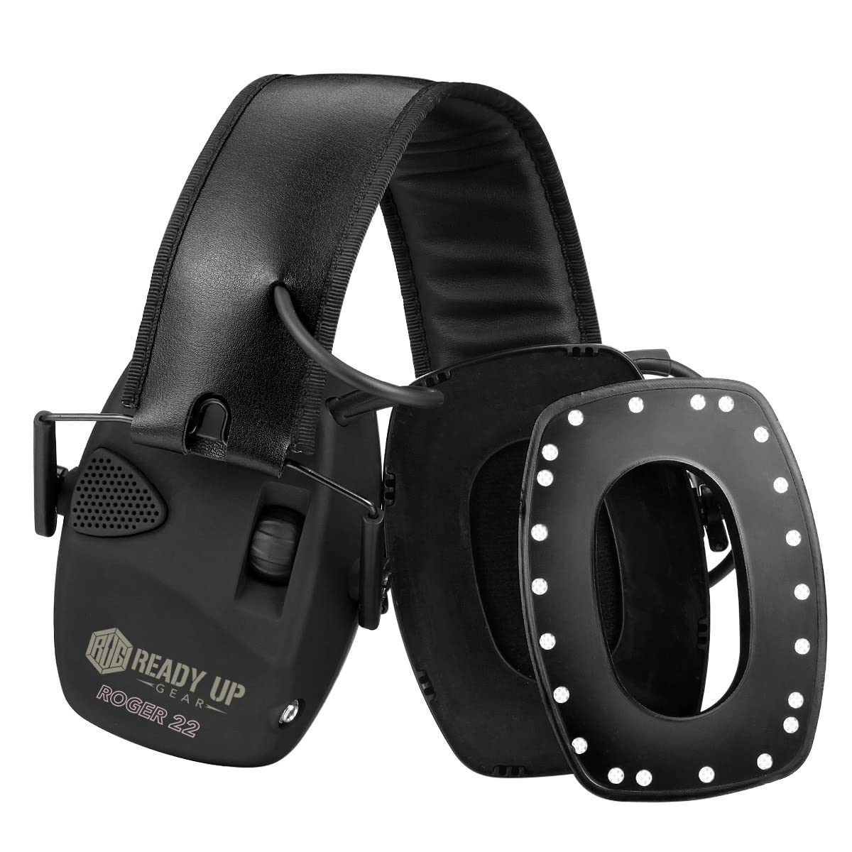 Ready Up Gear Roger 22 Electronic Ear Muffs from, Black