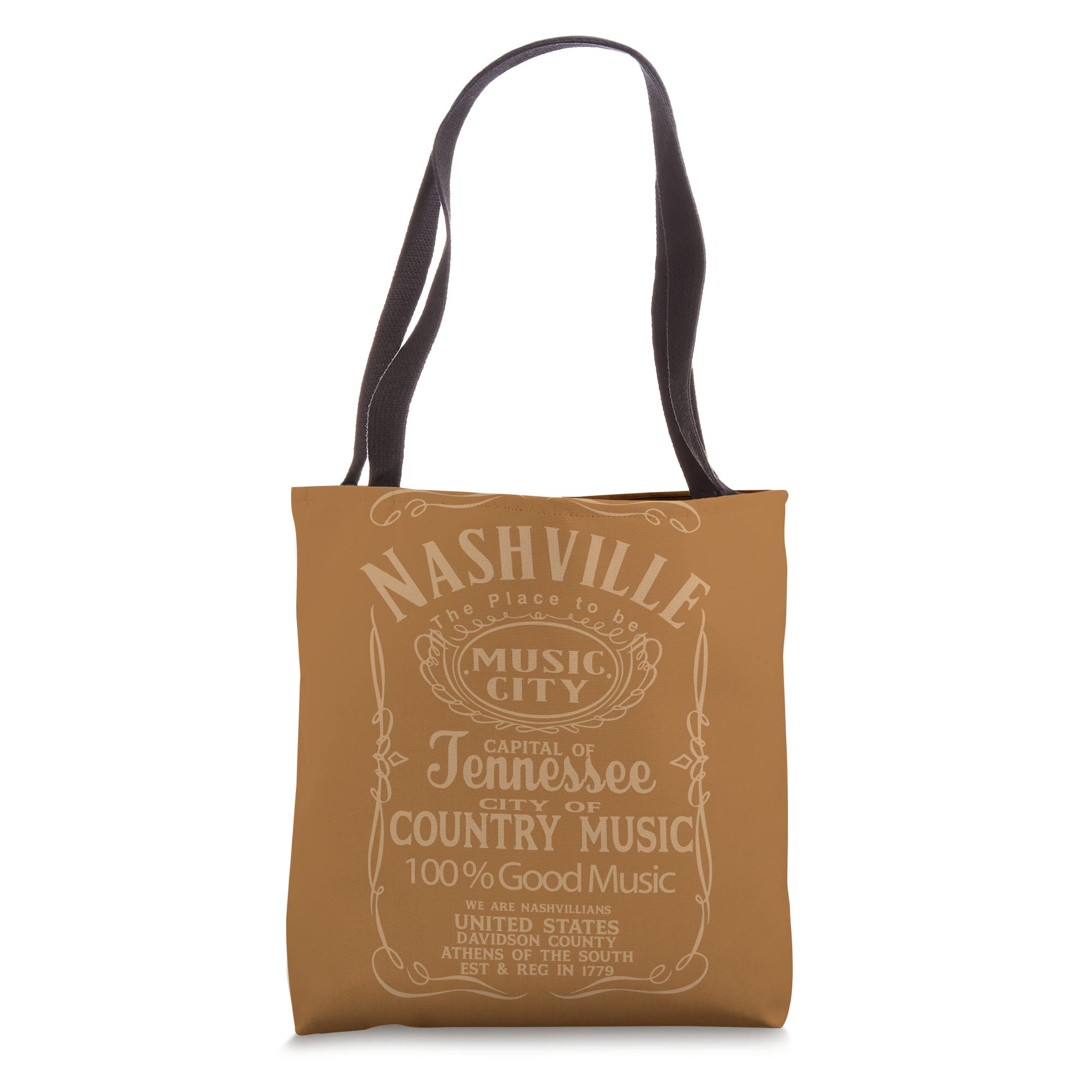 Nashville Tennessee Country Western Music City USA Tote Bag