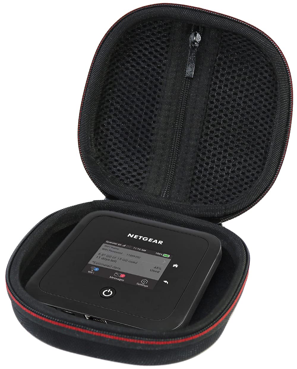 Maoershan Travel Carrying Case for NETGEAR Nighthawk M5 5G Mobile Hotspot Ultrafast 5G Wireless Hotspot Router (Only Case)