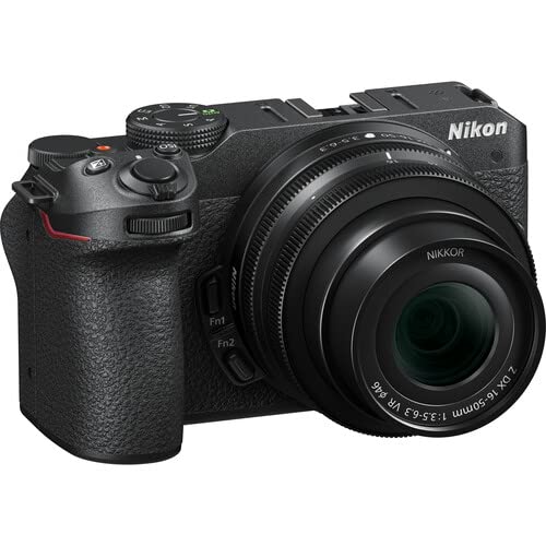 Nikon Z30 Mirrorless Camera with Nikon NIKKOR Z DX 16-50mm f/3.5-6.3 VR Lens+Handheld Grip Tirpod+LED Light+Photo Software+Shot-Gun Microphone(13PC) Bundle