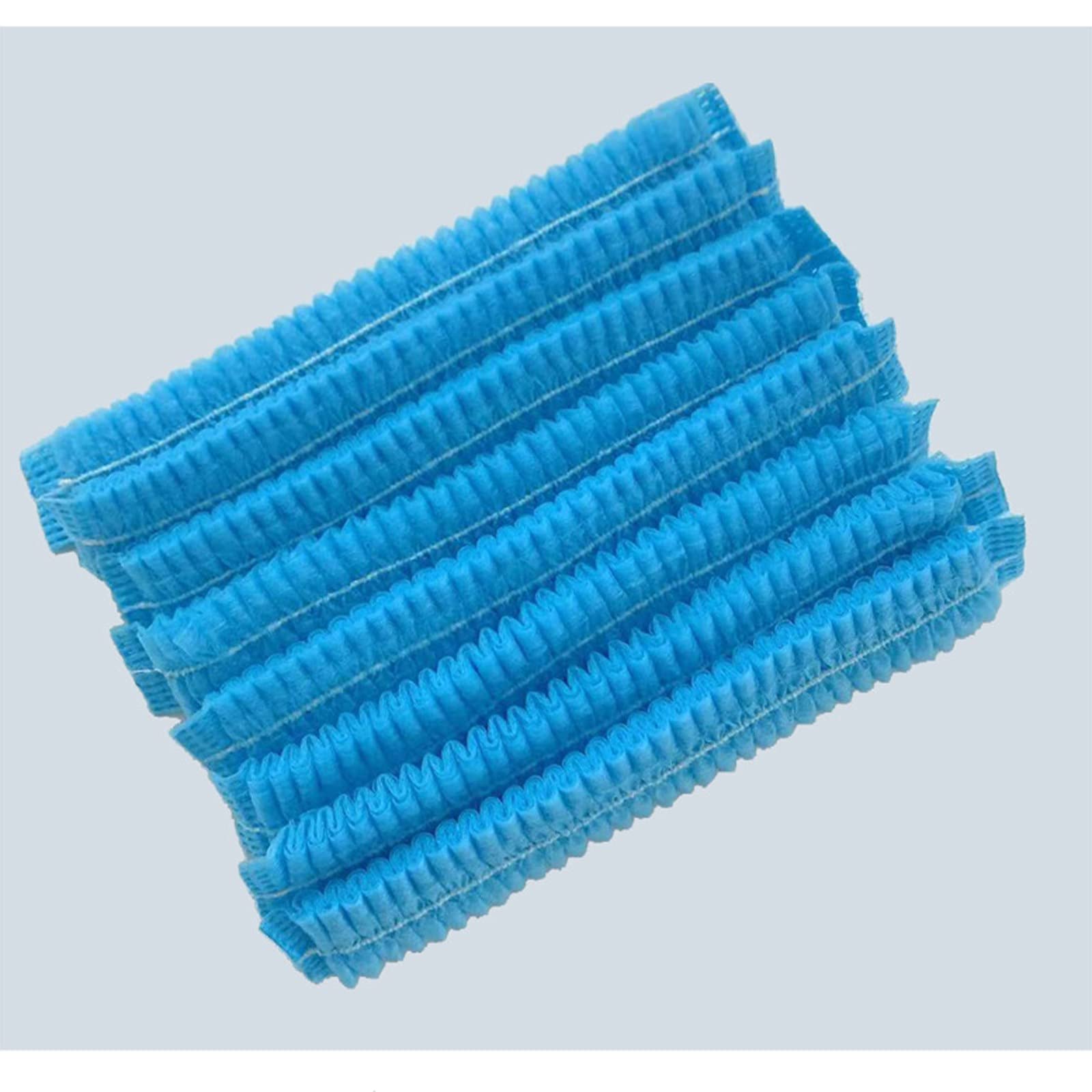 Vzdsddef Hair Disposable Non Woven Bouffant Caps Net Strip 100PC Net Head Hair Care XIo438 (F, One Size)