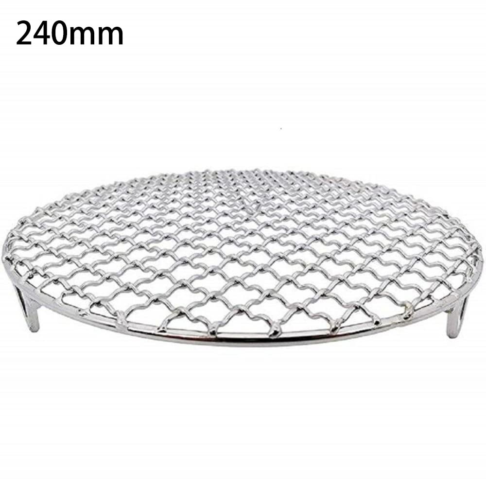 PETSTIBLE 6.5Inch Round Racks Non Stick Stainless Steel Cooling Rack Grill Cooking Baking Grilling Roasting Steamer Rack Oven and Dishwasher Safe