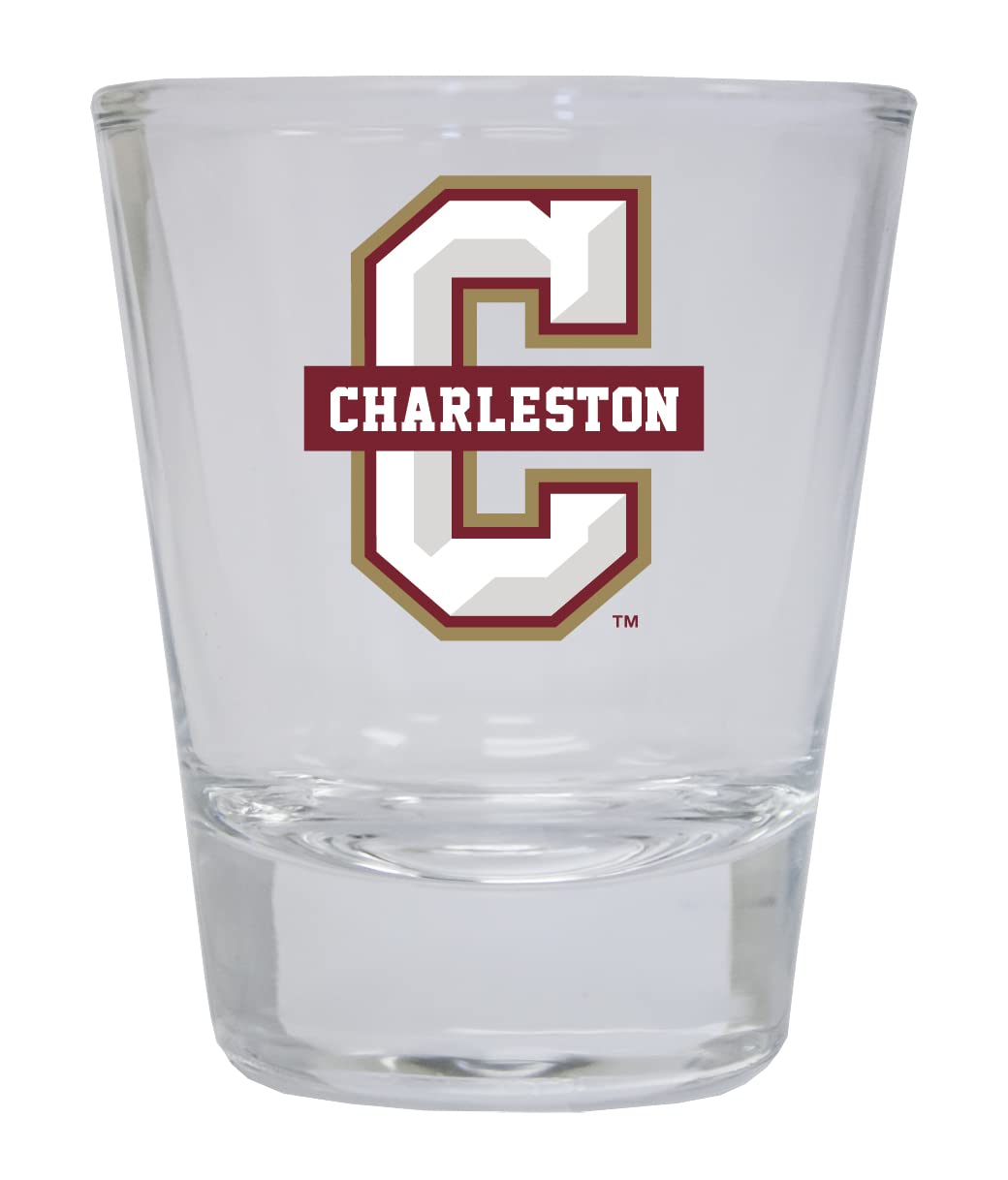 R and R Imports College of Charleston Round Shot Glass Officially Licensed Collegiate Product
