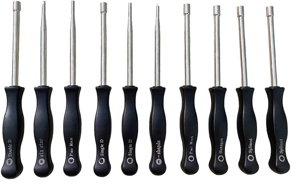 Pack-of-10 Carburetor Adjustment Tool Screwdriver Set Fits for STIHL Husqvarna Common 2-Cycle Small Engines Carburetor