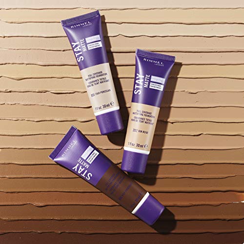 Rimmel London Stay Matte Liquid Mousse - 504 Deep Mocha - Foundation, Lightweight, Shine Control, Oil-Free, 1oz