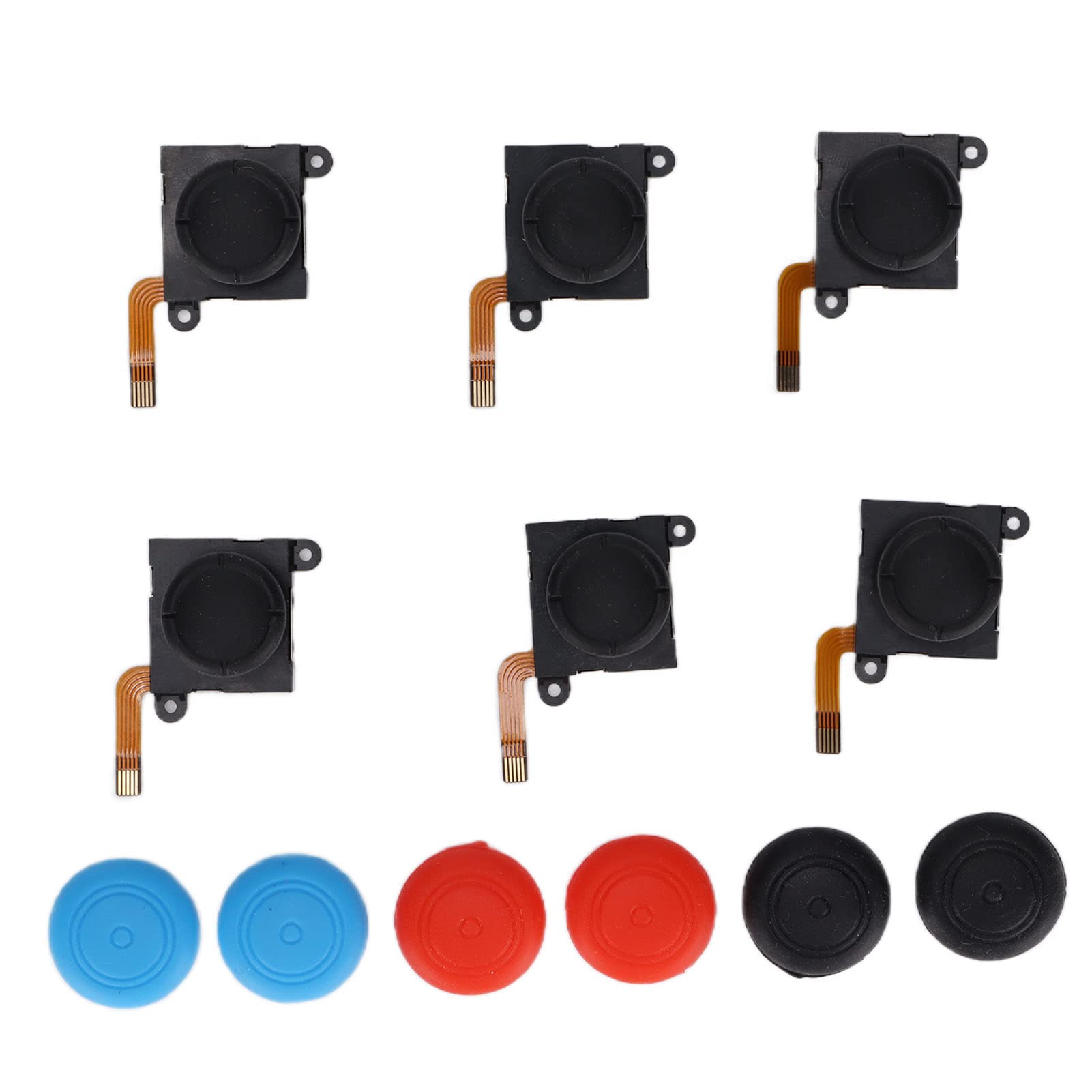 Qionia Replacement Joysticks, Long Service Life Joysticks Rocker Replacement Good Contact Durable for Switch