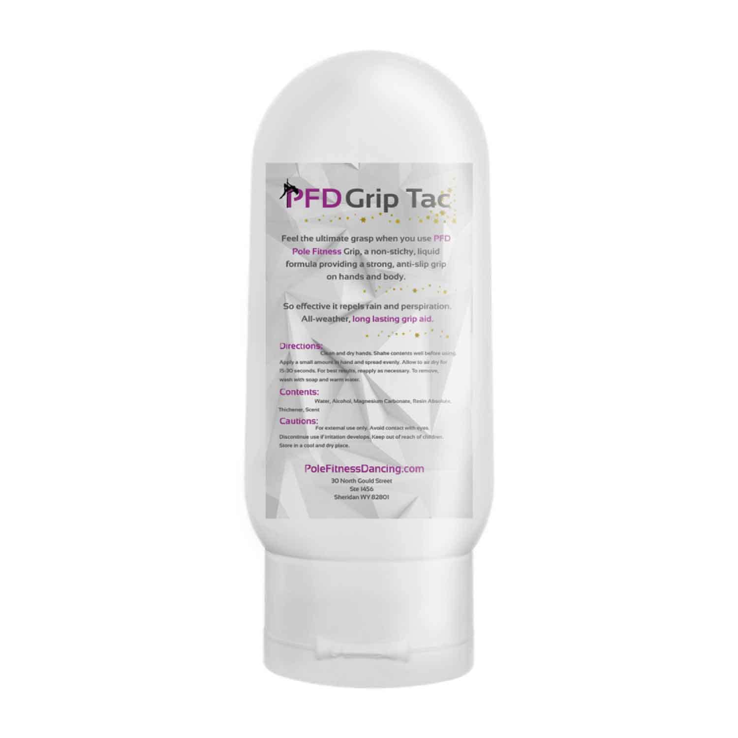 PFD Grip Tac - Pole Grip Aid Tac – Ultimate gripping Liquid Solution for Pole Dancing - Stronger Than Dry Hands, Repels Perspiration from Sweaty Hands, Enhancer to give Your Grip a Boost (2, Ounces)