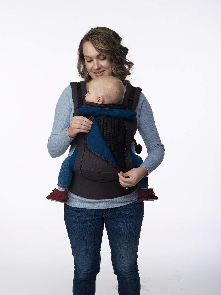 LILLEbaby Fundamentals 4-in-1 Position Baby Carrier, All Seasons - Steel