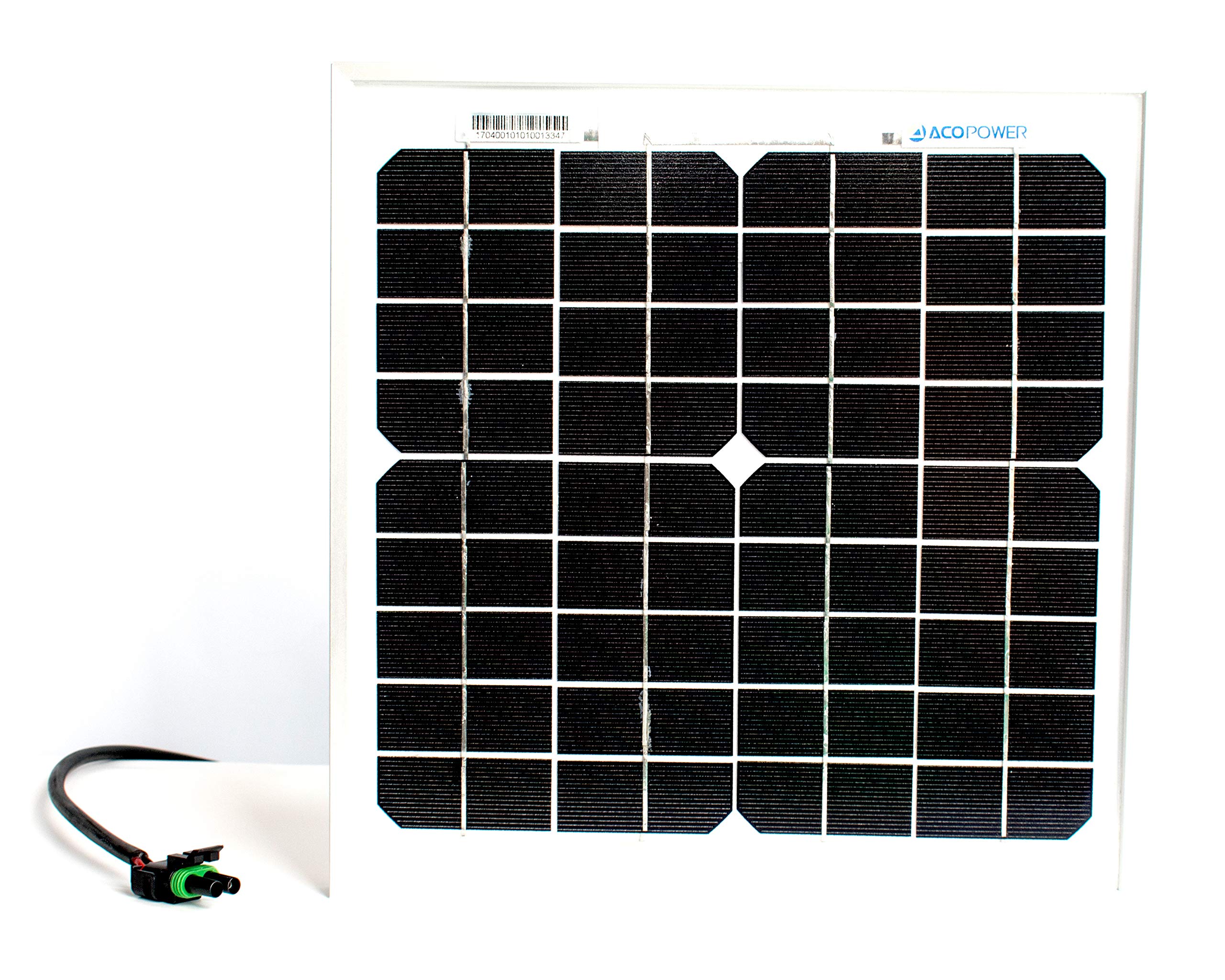 Spartan Ghost or Golive Trail Cameras 20 inch 15W 12V Monocrystalline Solar Panel with Cable Connector for HCO Game 4G LTE Verizon AT&T USA Blackout Infrared Cameras (Version 20" 15W)