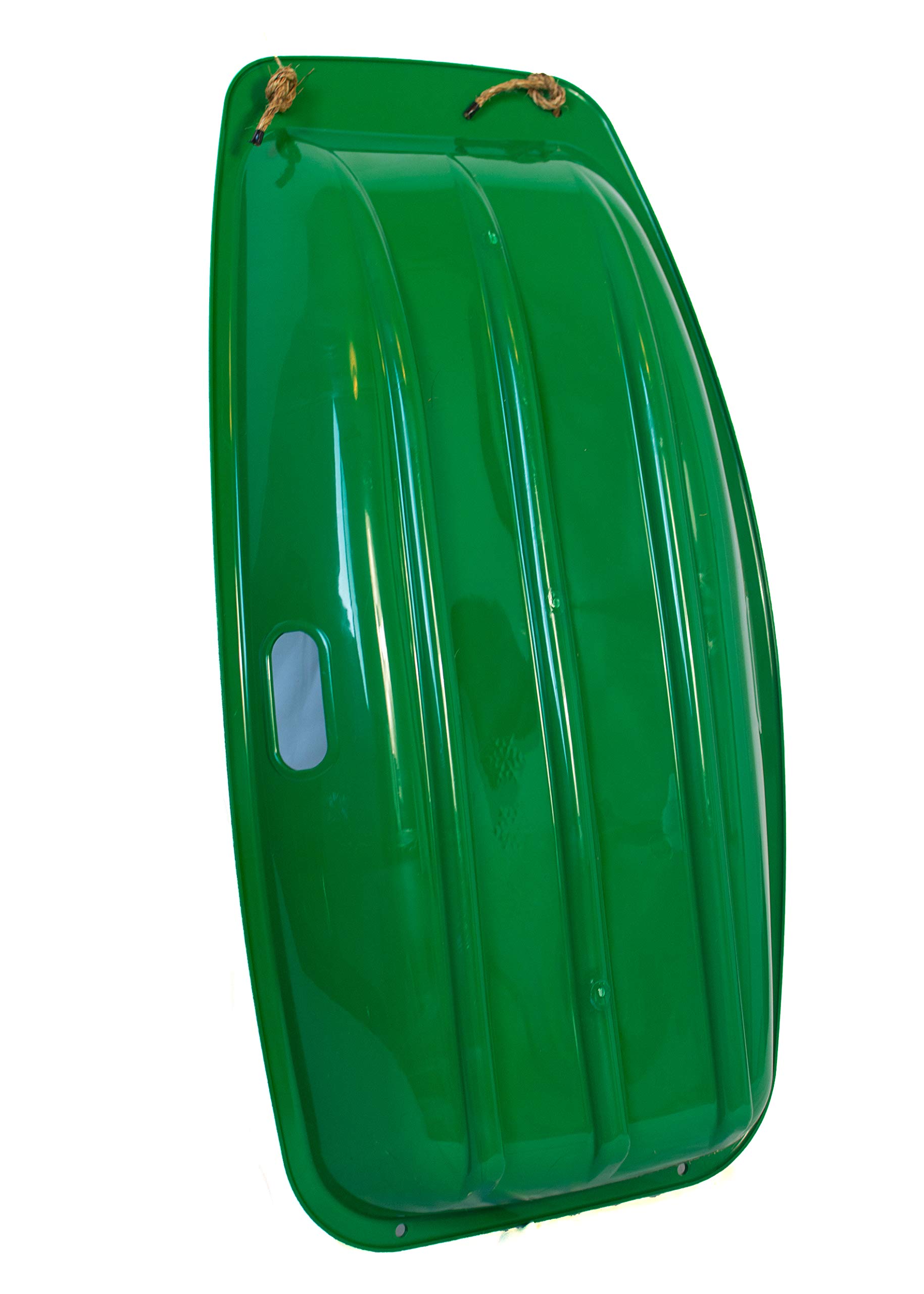 Lucky Bums Kids Plastic Snow Sled, 35-inch Toboggan, Bright Green