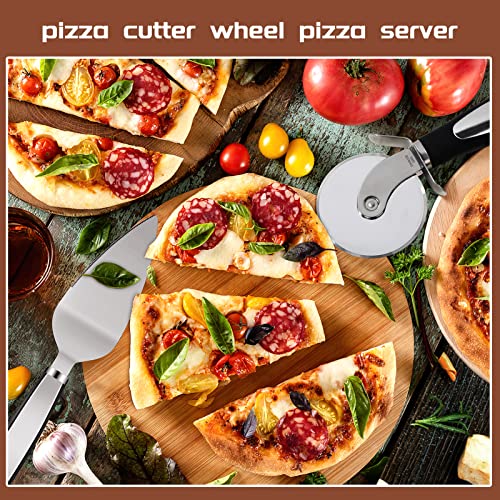 Pizza Storage Container, Expandable Folding Silicone Pizza Storage Container with 10 Microwave Trays, Pizza Pan Organizes to Save Space (Pack of 2) White