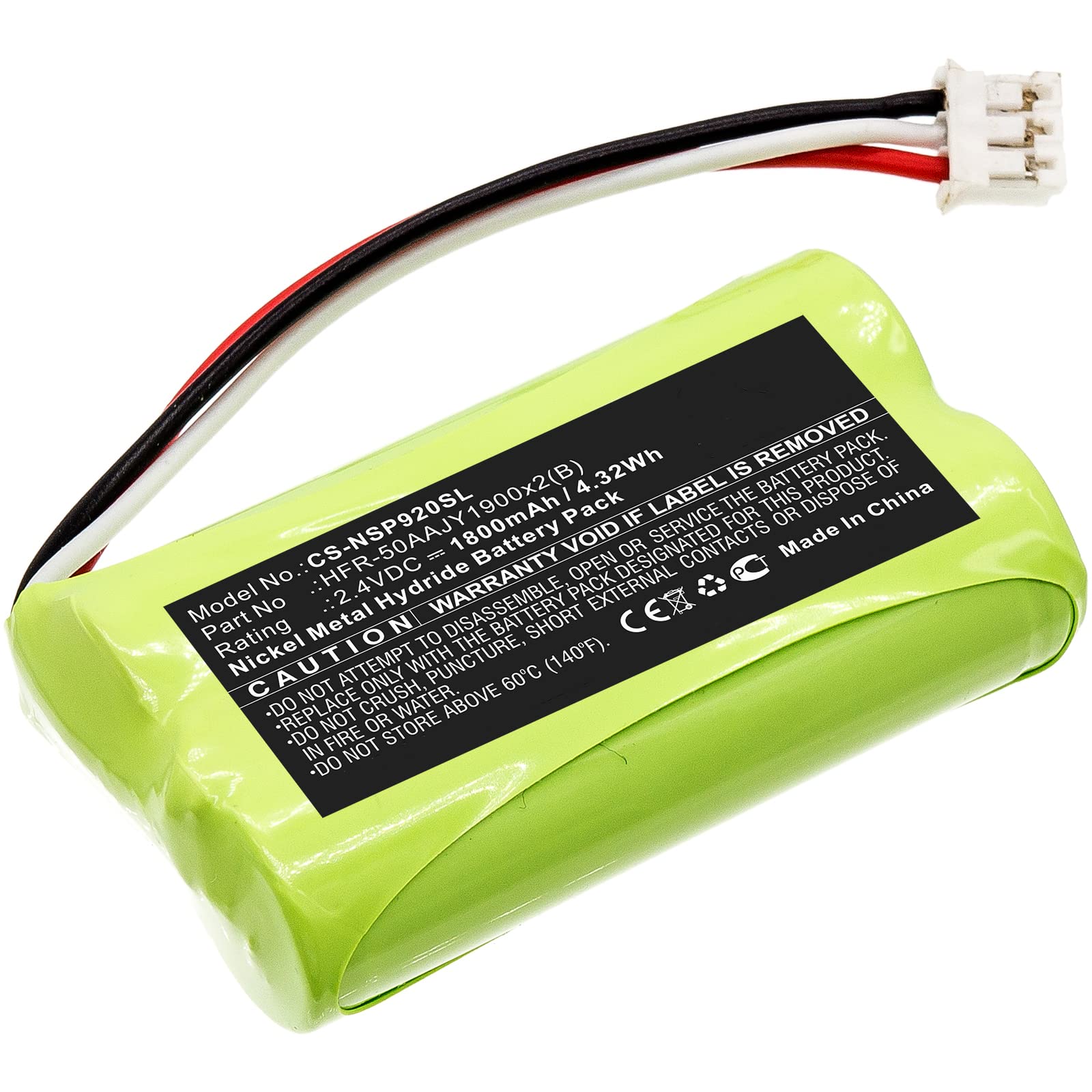 Replacement Battery for Nvidia Shield Game Controller,Shield TV Game Controller,P2920,fits HFR-50AAJY1900x2(B),HRLR15/51,1800mAh/4.32Wh