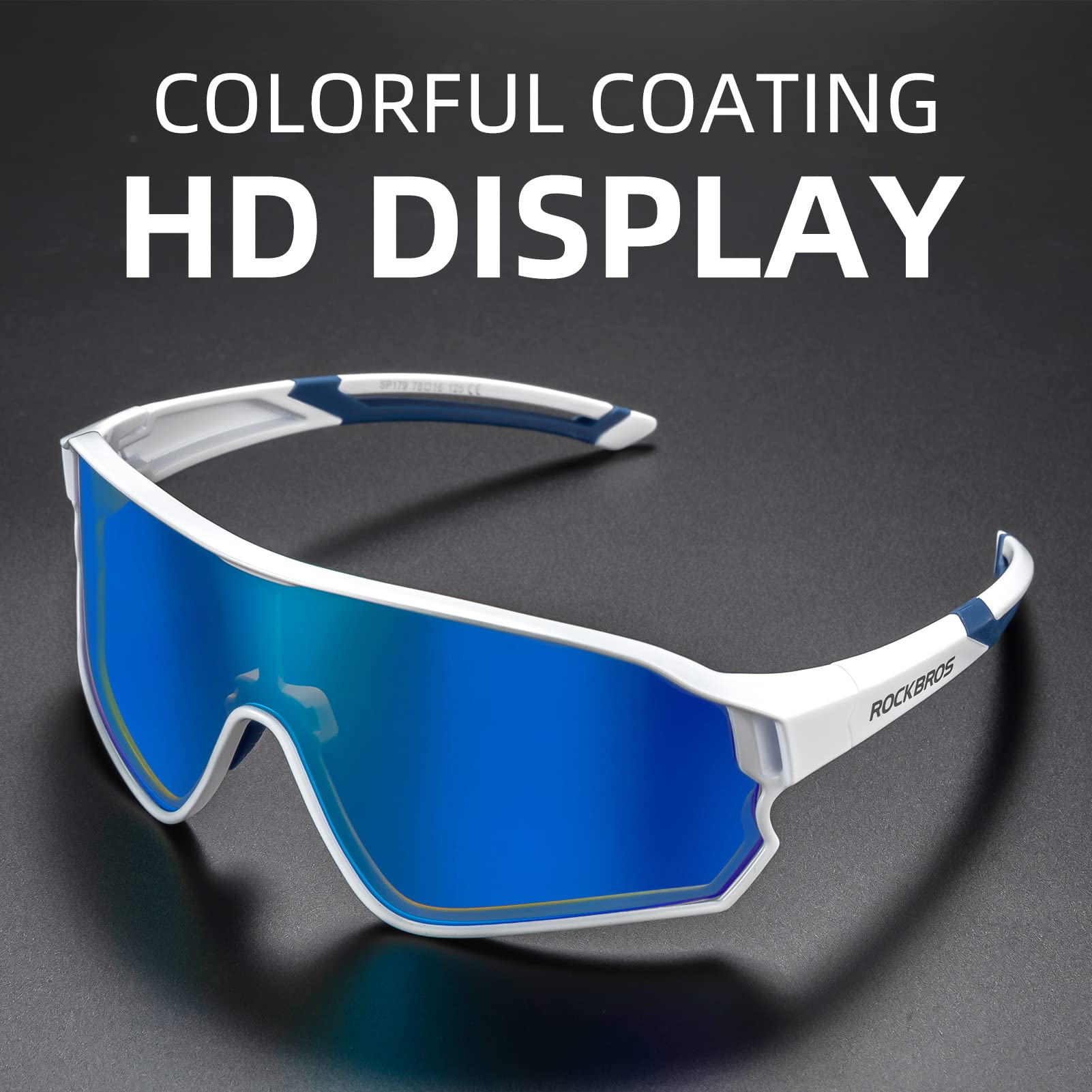 ROCKBROS Polarized Sunglasses UV Protection for Women Men Cycling Sunglasses