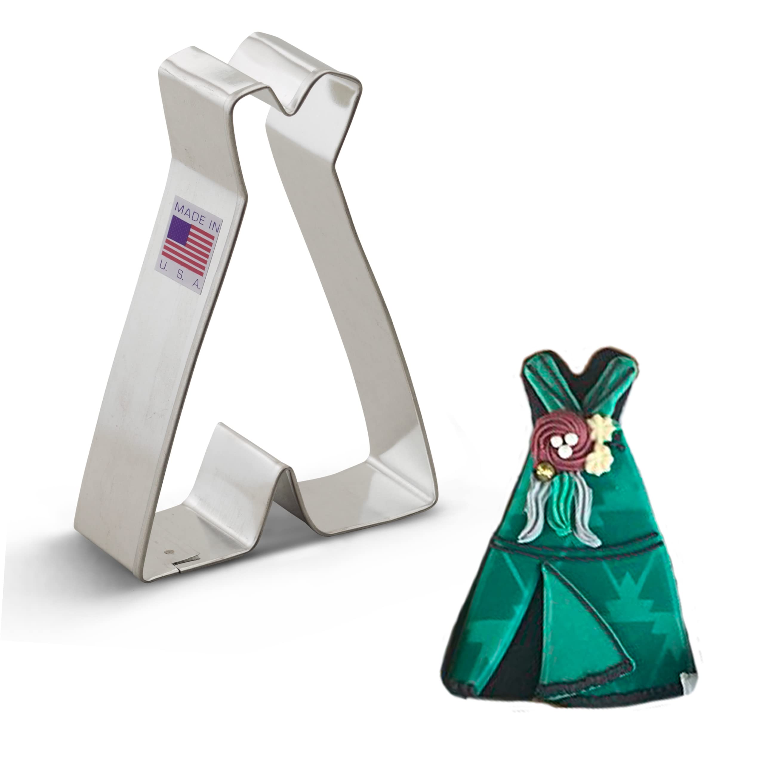Teepee Cookie Cutter 4" Made in USA by Ann Clark