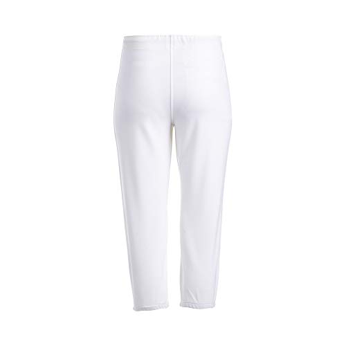Mizuno Women's Stretch Unbelted Softball Pant, White, Medium