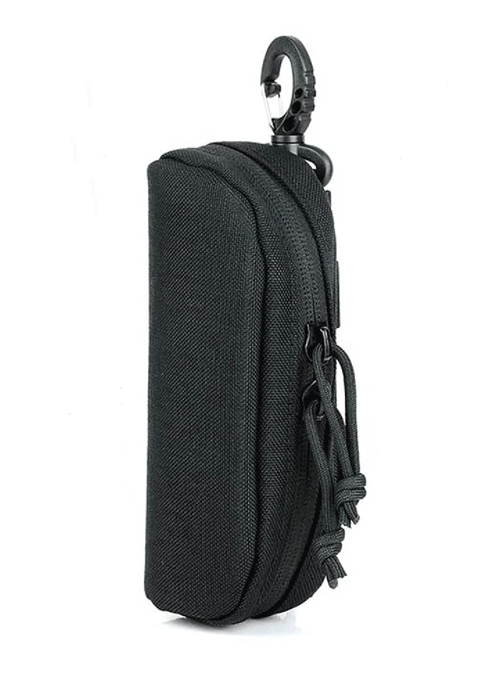 LIVIQILY Tactical MOLLE Glasses Shockproof Protective Box Portable Outdoor Sunglasses Pouch Eyewear Carry Case (Black)