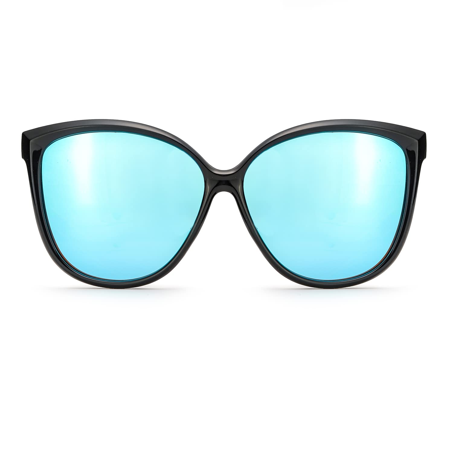 SIPHEW 2 Pack Classic Round Polarized Sunglasses for Women Lightweight UV Protection Anti-Glare Shades