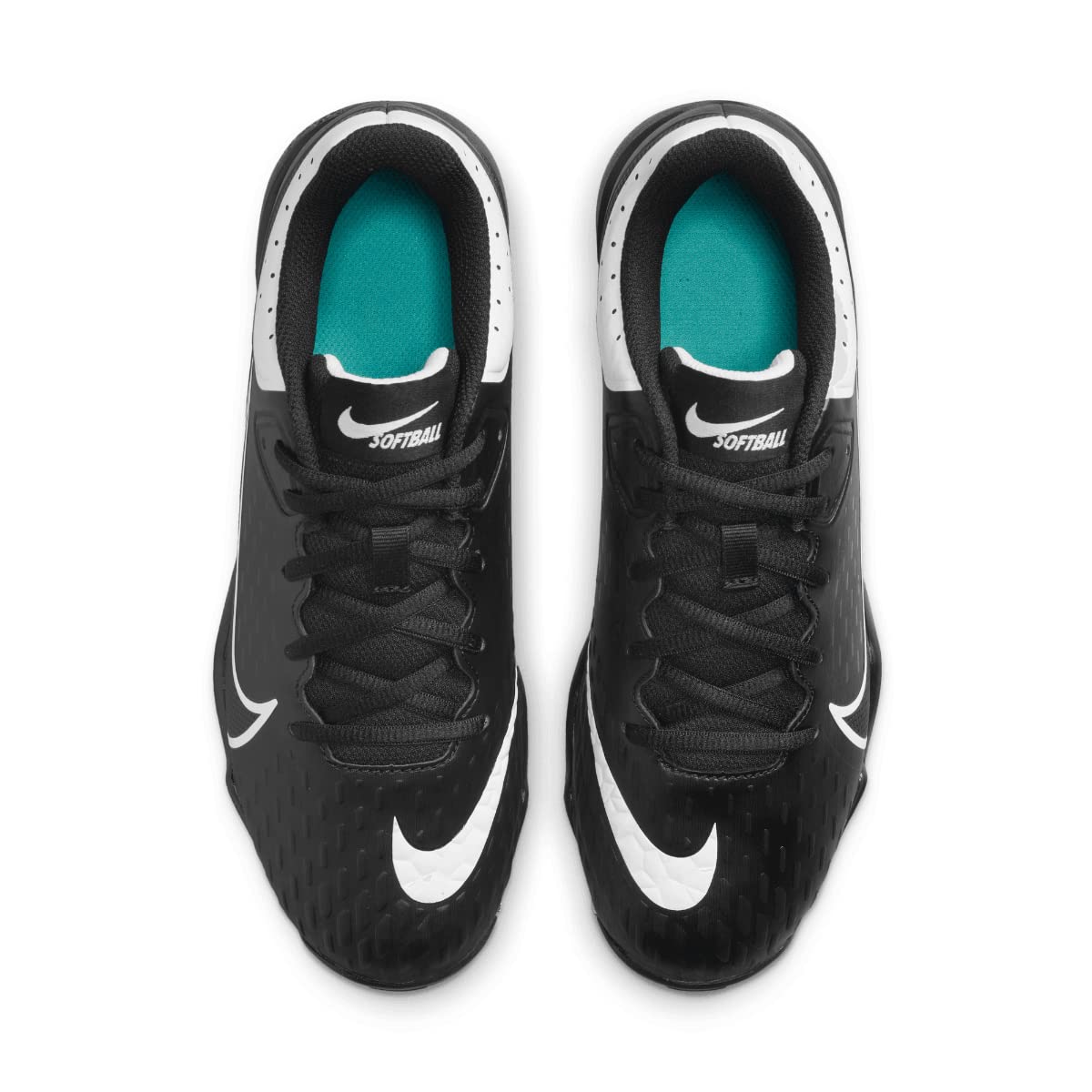 Nike Hyperdiamond 4 Keystone Molded Softball Cleats Black | Black | White Size 8 Medium