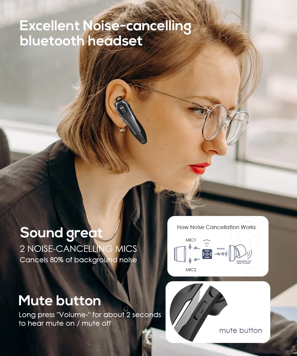 ZOUKAI Ear-Clip Bone Conduction Headphones Bluetooth 5.3, Painless Wireless Open Ear Clip on Headphone,Waterproof Mini Sport Running Earring Earphone, Noise Cancelling/HiFi Quality/Long Battery Life
