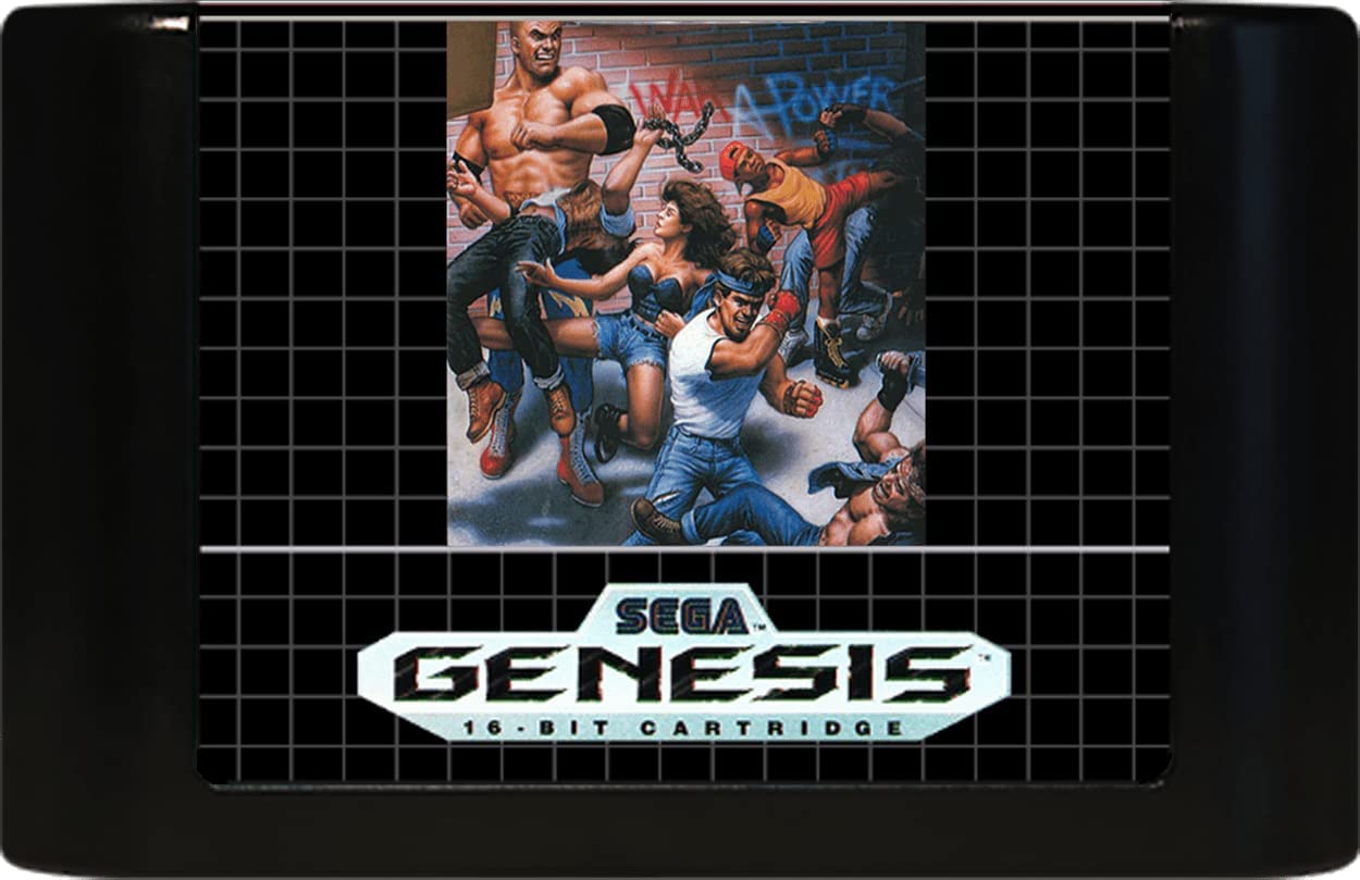 Streets of Rage 2 (Sega Genesis/Megadrive) – Reproduction Video Game Cartridge