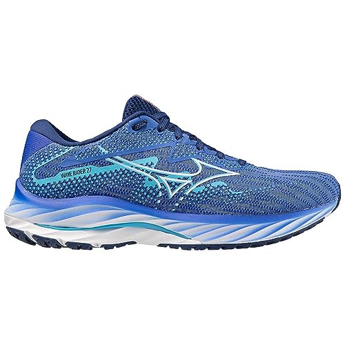 Mizuno Wave Rider 27 Women's Running Shoes - AW23, Blue, 5.5 UK