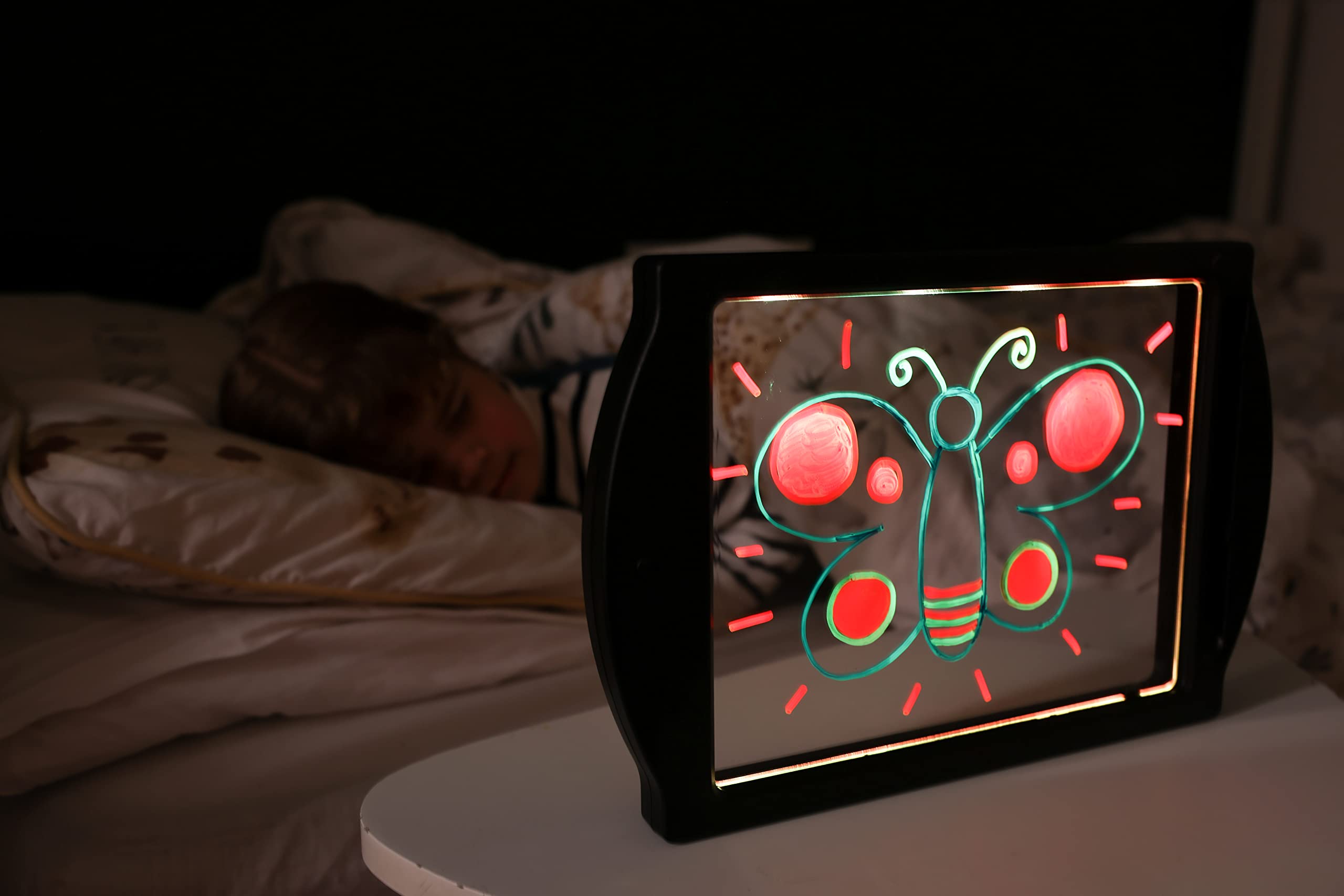 Marvin's Magic - Neon Glow Craft Kit - Craft Set - Light Up Tracing Pad - Drawing Tablet Kids - Neon Magic Kit - Childrens Craft Kits - Battery Powered Doodle Pad - Glow Art Neon Drawing Board