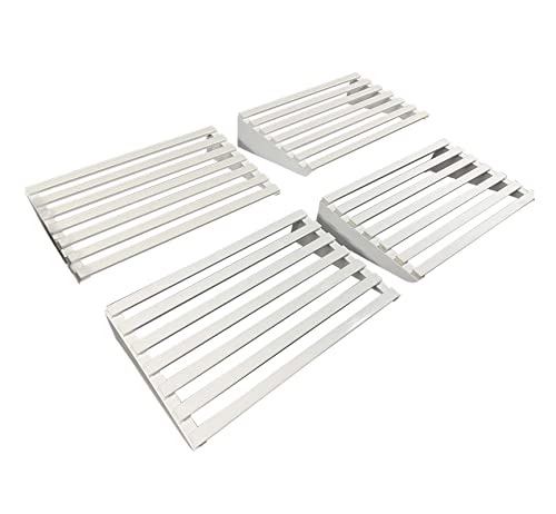 TPSHKE Greenhouse Shelves, 4-Pack 23.62x15 inch Heavy Duty Greenhouse Shelf Kits, White