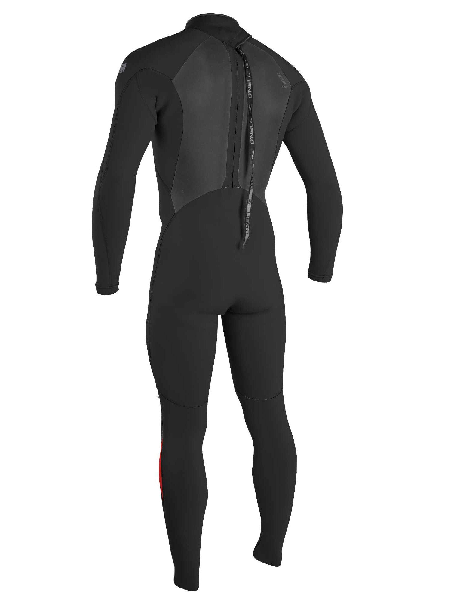 O'Neill Men's Epic 3/2mm Full Wetsuit 2XLT Black/Black/red (4211B)