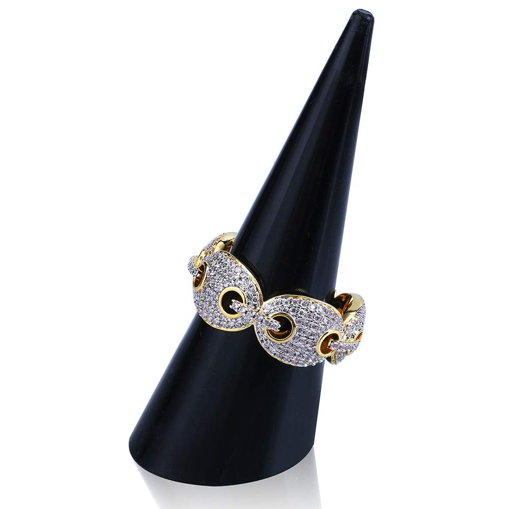 Moca Jewelry Iced Out Personalized Fashion Ring 18K Gold Plated Bling CZ Simulated Diamond Hip Hop Ring for Men Women (8)