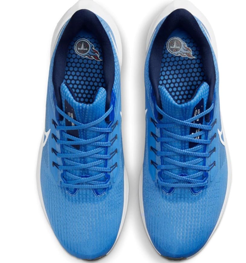 Nike AIR Zoom Pegasus 39, NFL Tennessee Titans, Size 12, Light Blue