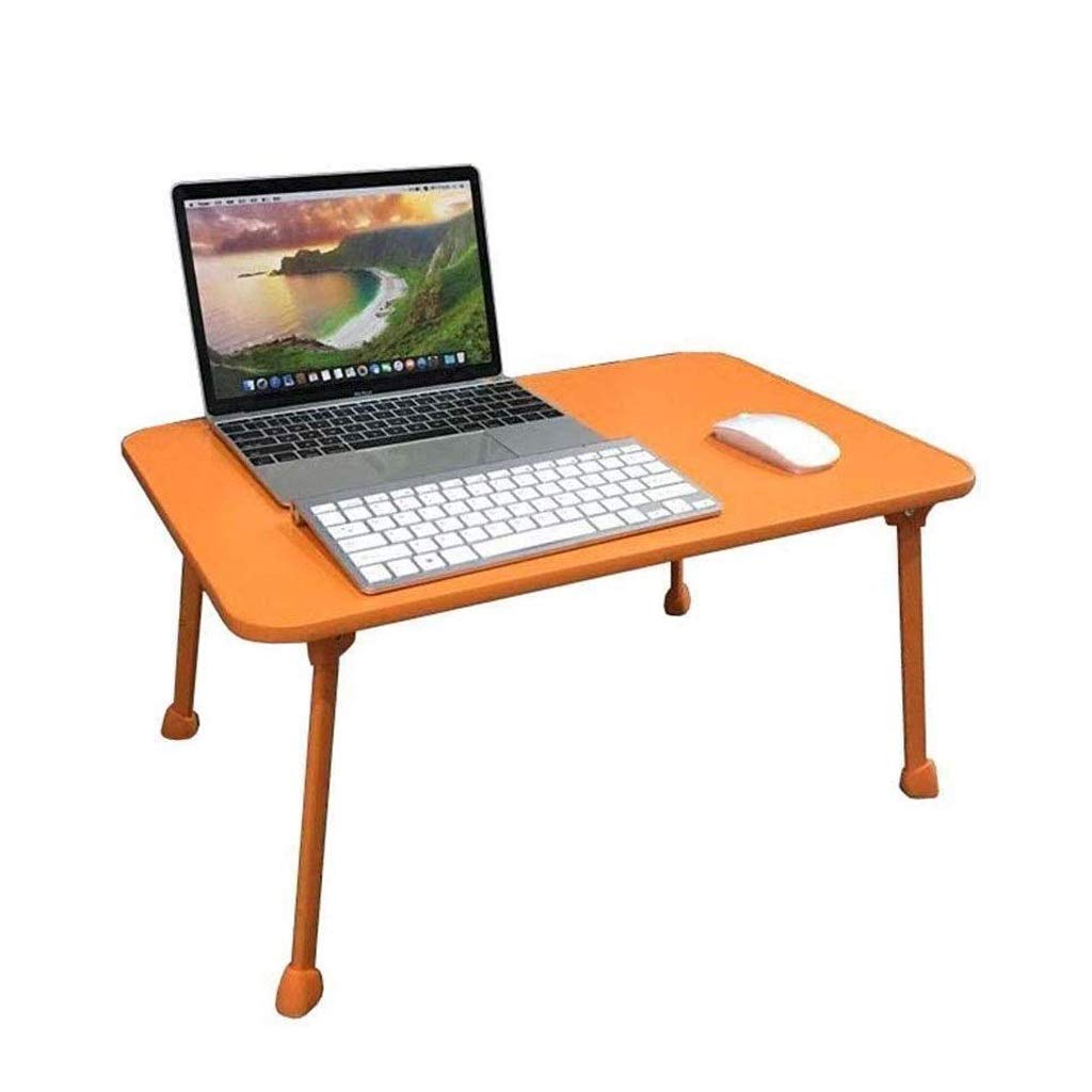 LIUZH Orange Computer Desk, Laptop Desk Children's Desk Writing Desk Simple Folding Table