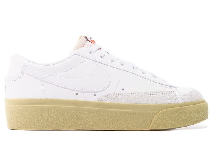 Nike Blazer Low 77 Platform Womens White/White Lemon Wash Size 6
