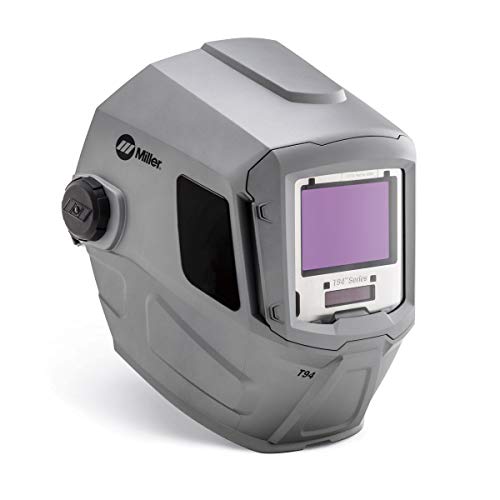 Miller T94 Silver Welding Helmet With Variable Shades 3/5-8/8-13 ClearLight Auto Darkening Lens, Package Size: 1 Each