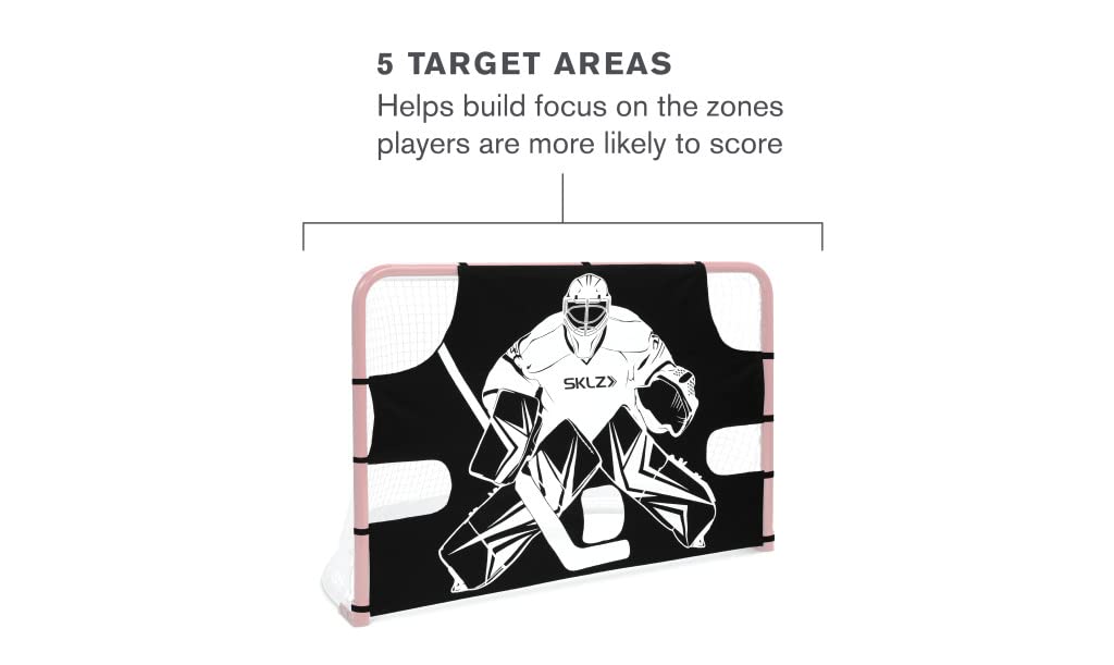 SKLZ Foam Shooting Targets Training Aid for Hockey Goals, Black
