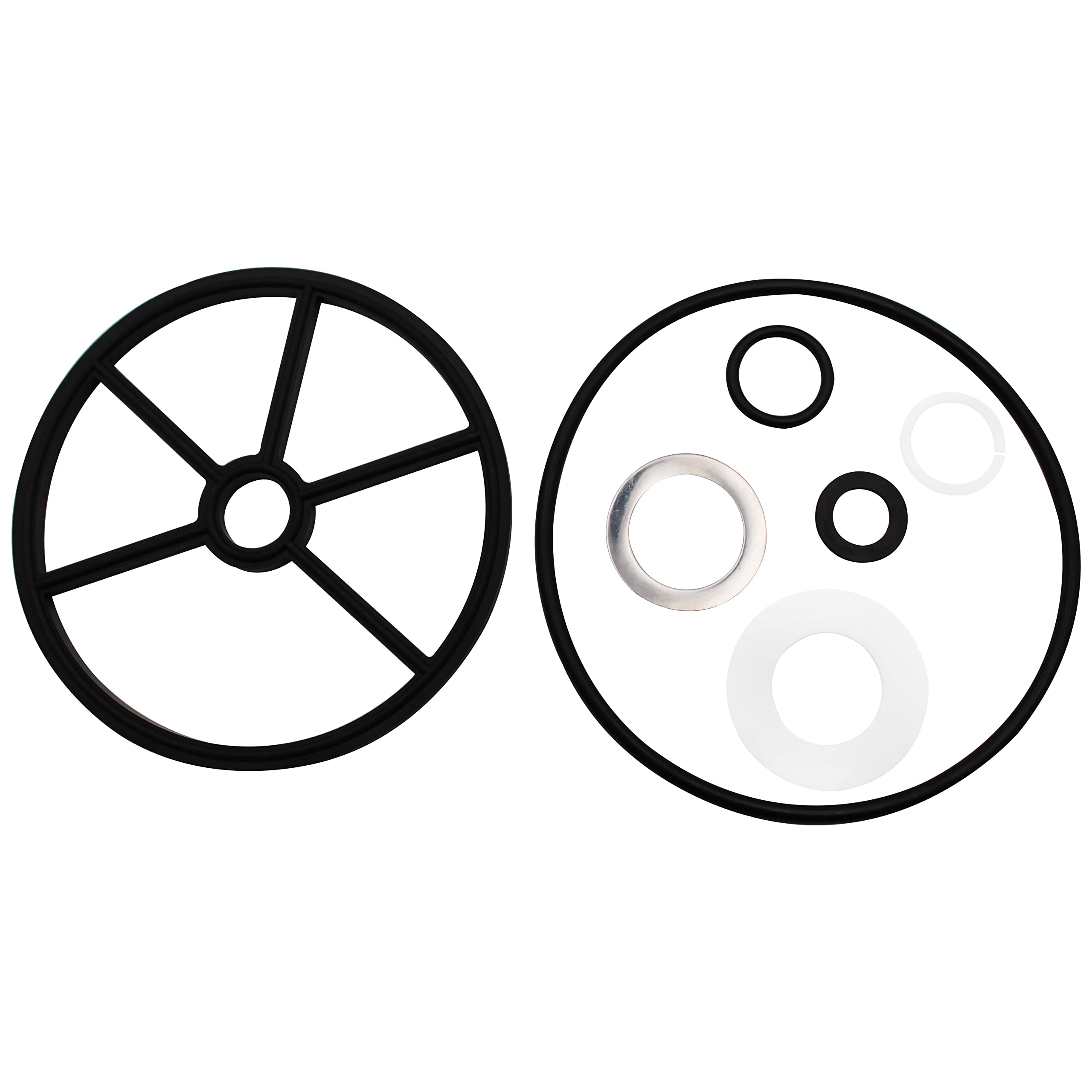 TIROAR Pool Filter Valve Spider Seat Gasket Seal Kits Compatible with Hayward SP0710, 0710X, 0711, 0712, 1 1⁄ 2" Vari-Flo Valves (1976-Pre) Replacement for “X” Valve Body