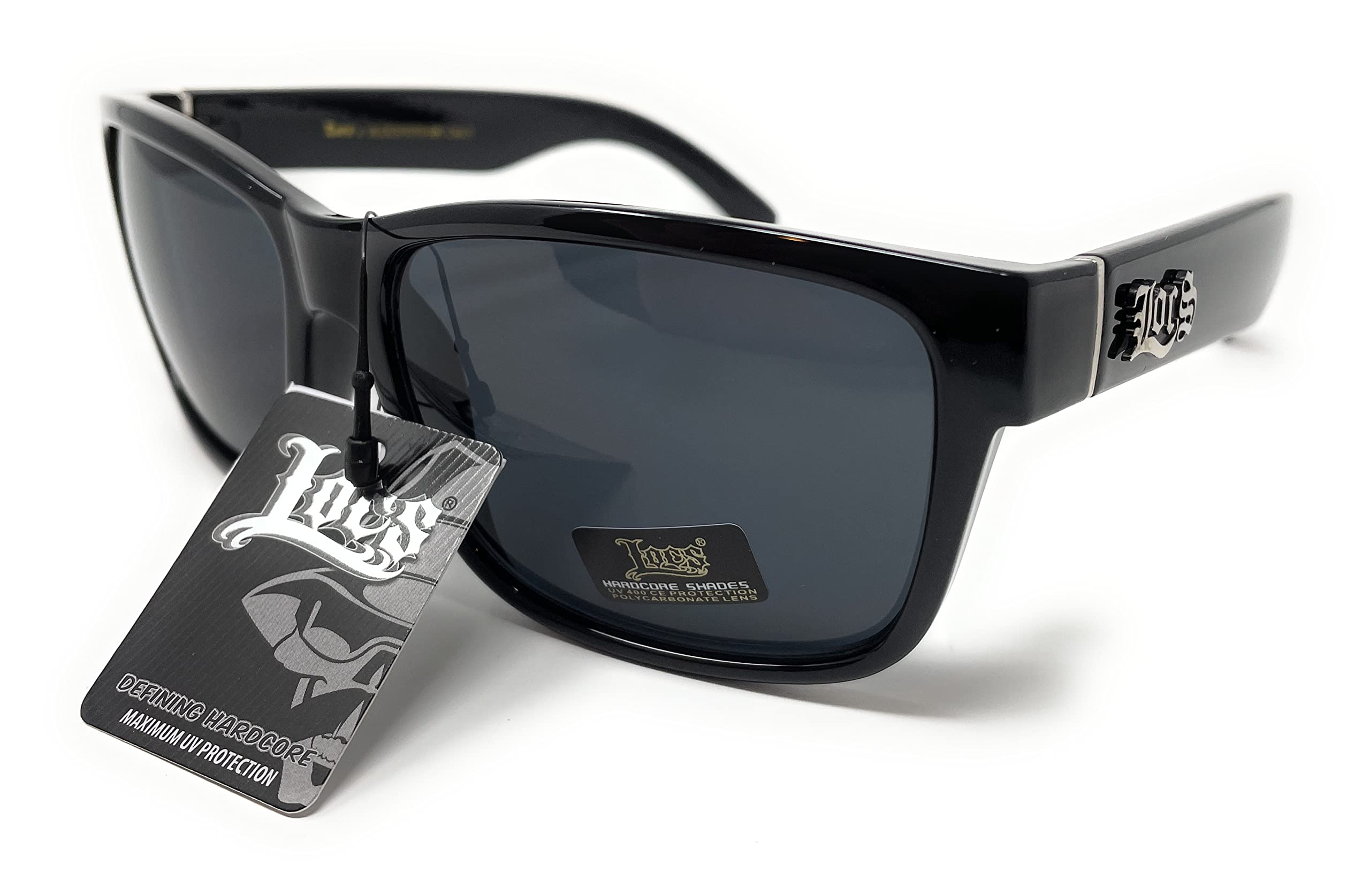Locs 91070 Black Sunglasses | Authentic Hardcore Gangster OG Cholo Classic Shades