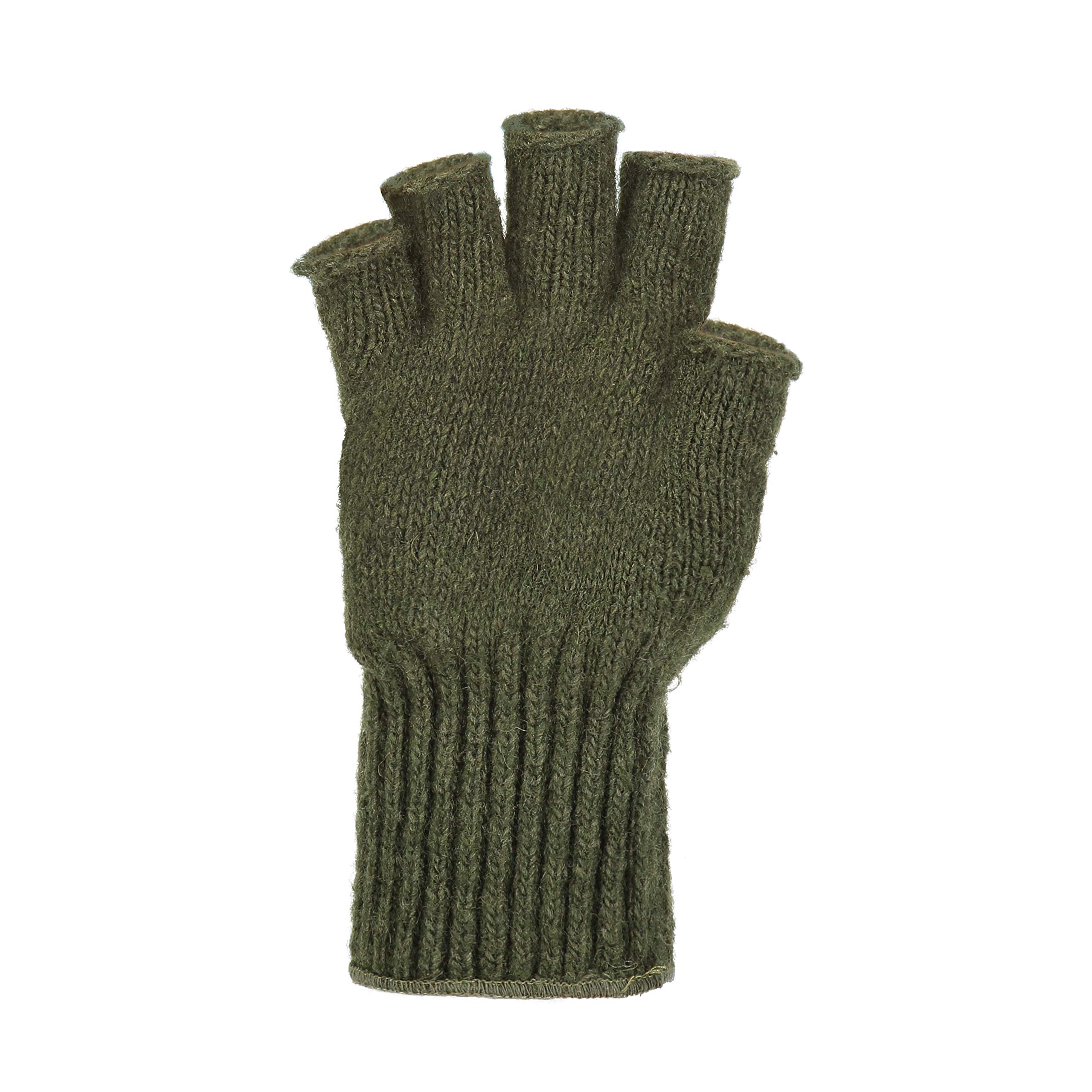 Mcguire Gear US Fingerless Wool Glove (OD Green)
