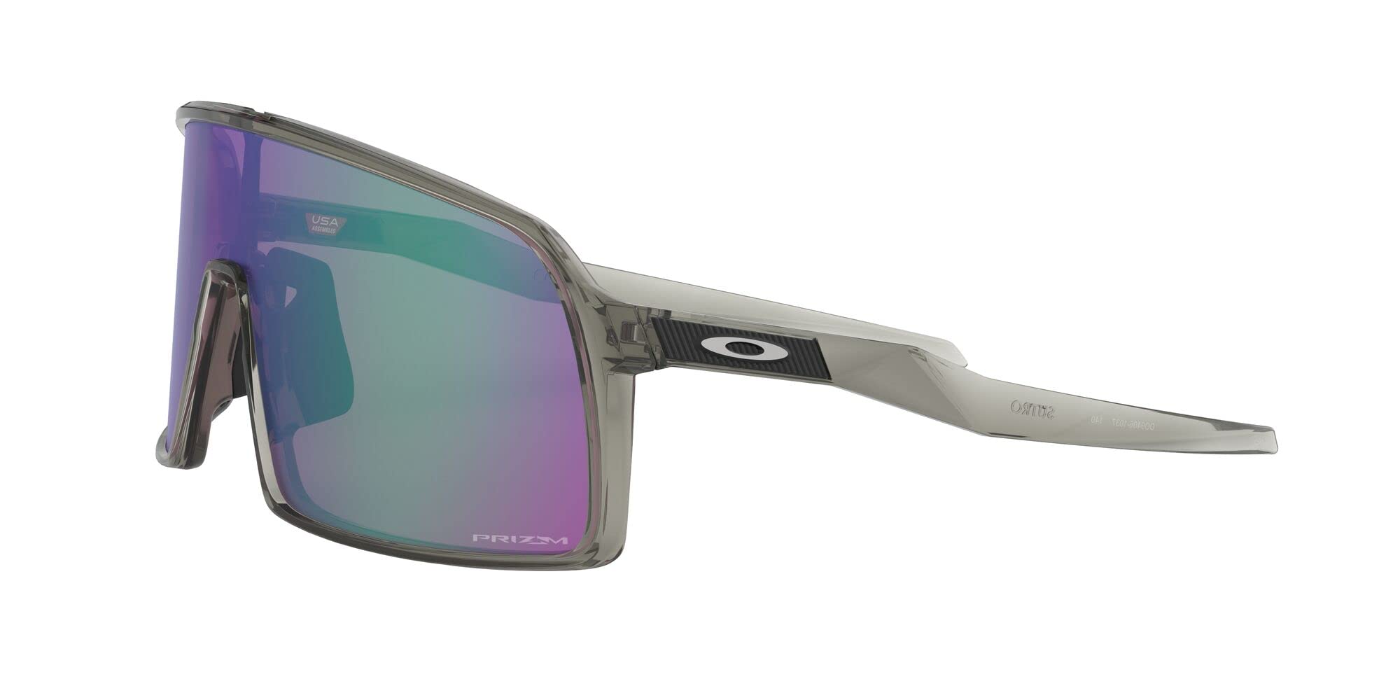 Oakley Men's OO9406 Sutro Rectangular Sunglasses, Grey Ink/Prizm Road Jade, 37 mm