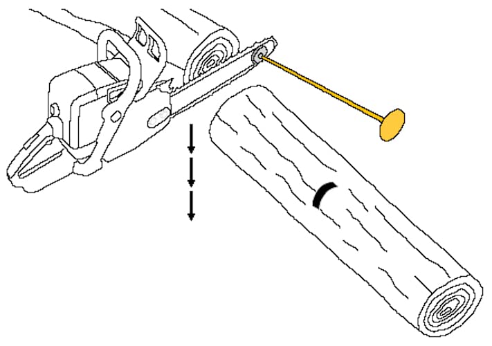 The Firewood Gauge (15β) - The Original Patented Magnetic Firewood Measuring Tool β Strong Durable Flexible Fiberglass with a Whopping 88 Pound Pulling Force Magnet attaches to Any Chainsaw Bar